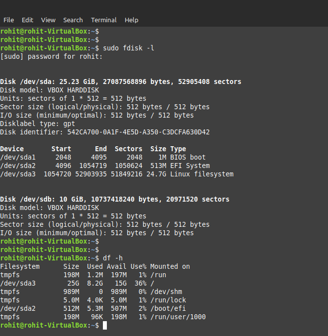How to attach a virtual disk on Linux based Virtual Machine and map it to a path or folder?